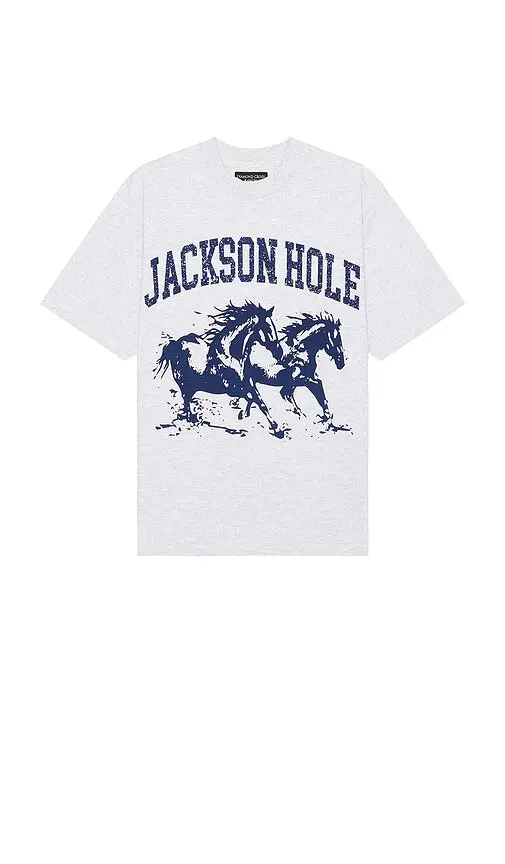 DIAMOND CROSS RANCH Blue Horses Tee In . Also
