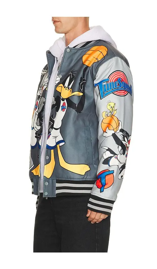 REASON Space Jam Varsity Jacket In . Also