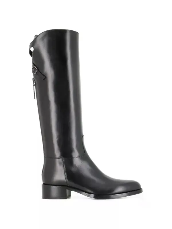 Sartore Buckle-detail Leather Boots