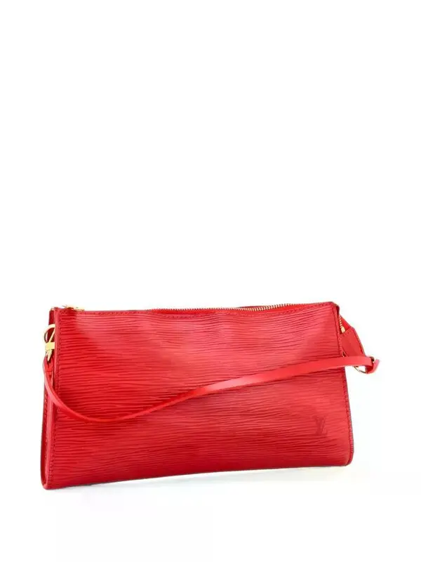 LOUIS VUITTON Pochette Accessoires Epi Leather Clutch Bag