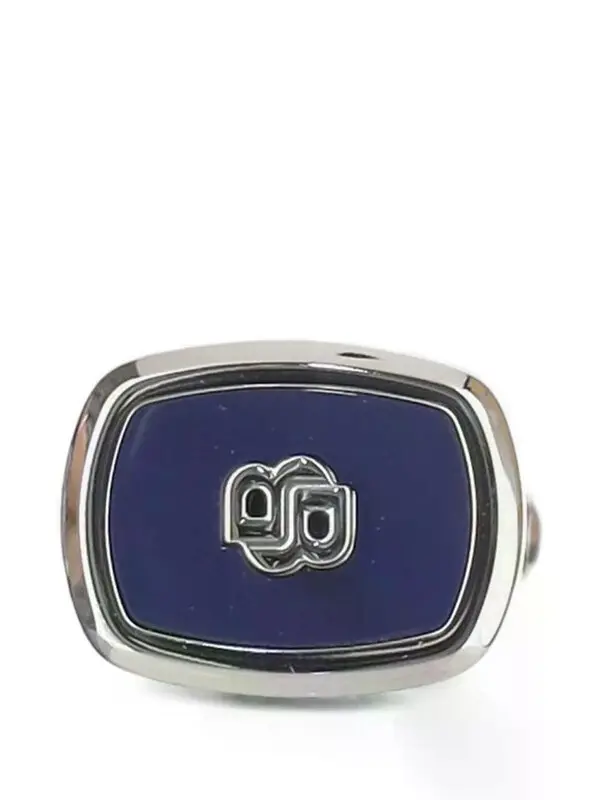 BOSS Enamel-insert Cufflinks With Double-b Monogram