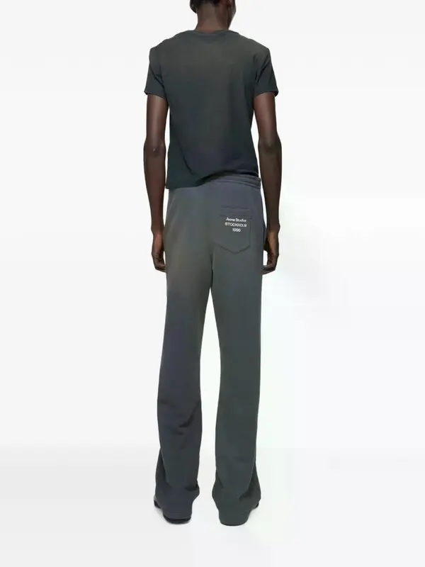 Acne Studios Fleece Trousers With Stamp Logo