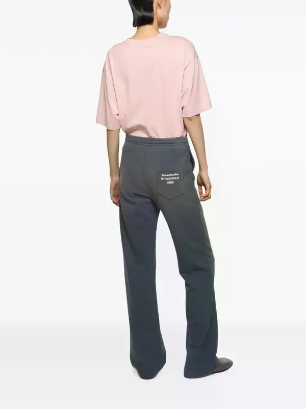 Acne Studios Fleece Trousers With Stamp Logo