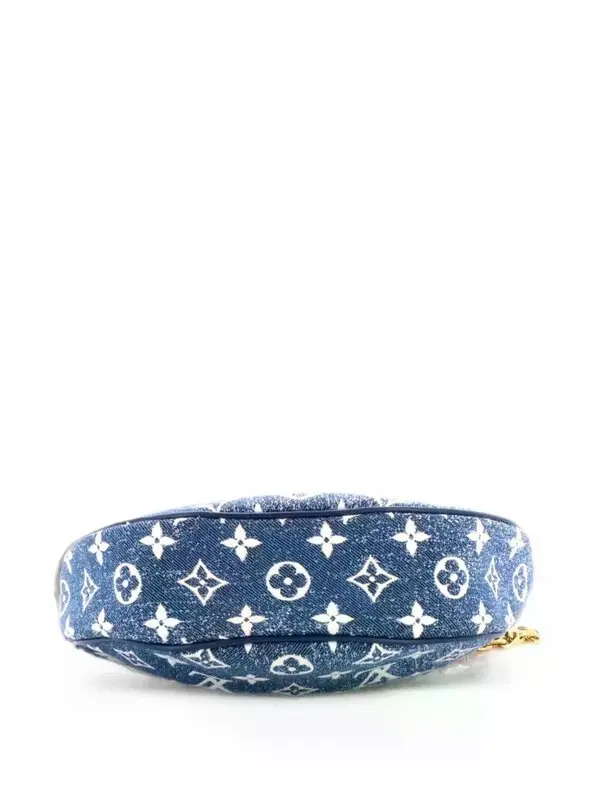 LOUIS VUITTON Loop Handbag Monogram Jacquard Denim Hobo Bag