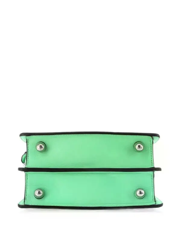 Fendi Peekaboo Iseeu Bag Leather Petite Crossbody Bag - Green