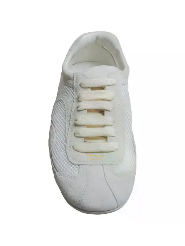 Prada Panelled Mesh Sneakers - White