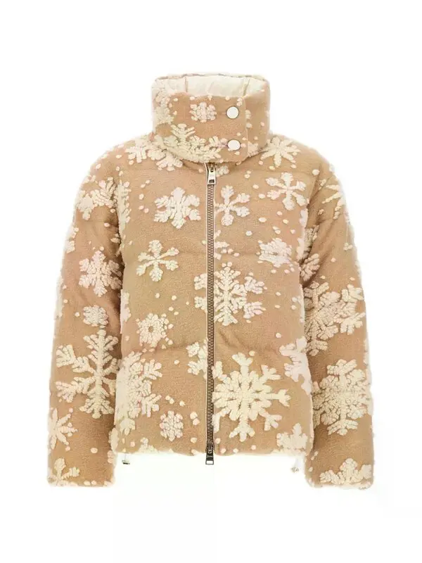 Herno Snowflake-jacquard Quilted Jacket