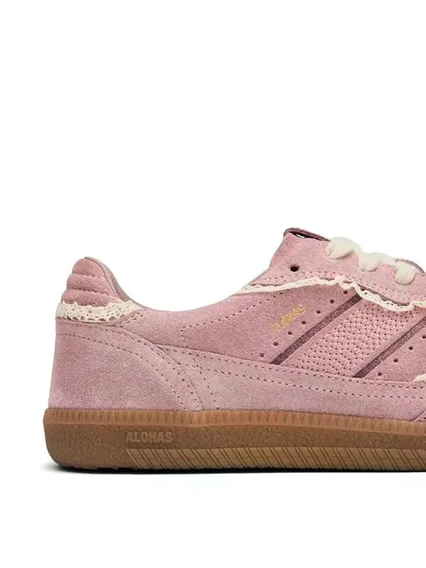 ALOHAS Lace-detail Leather Sneakers