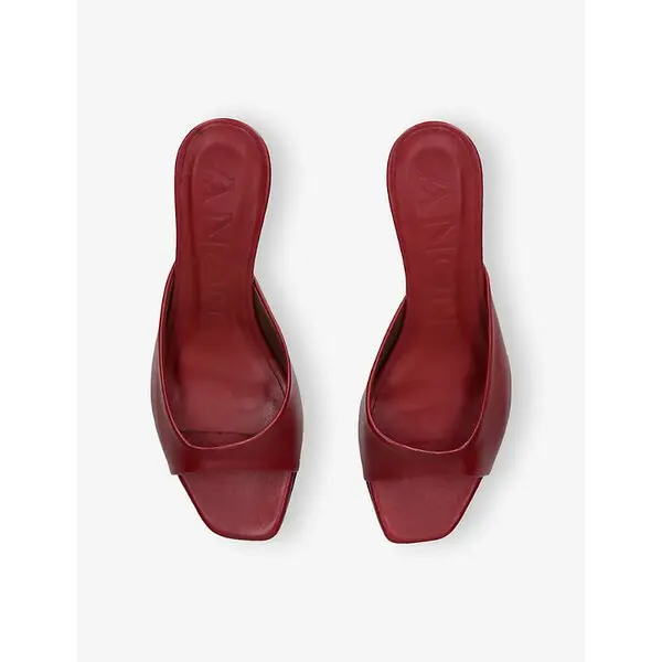 ANONYMOUS COPENHAGEN Mazy 55 Leather Heeled Mules