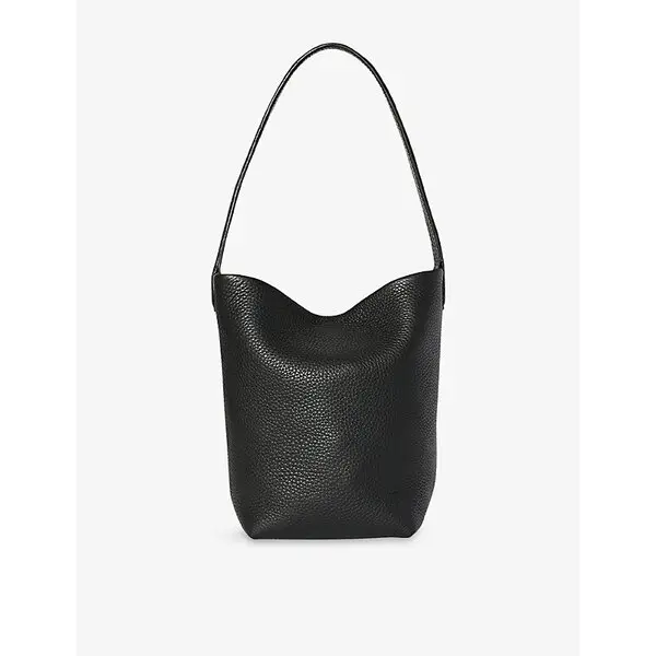THE ROW N/s Park Small Leather Tote Bag - Black
