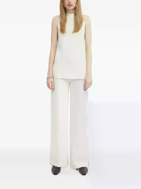BRUUNS BAZAAR Gallberry Devika Side-slit High-neck Blouse
