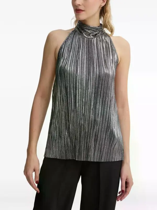 BRUUNS BAZAAR Groundberry Duro Pleated Halterneck Top