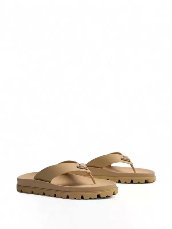 Prada Rubber Thong Sandals