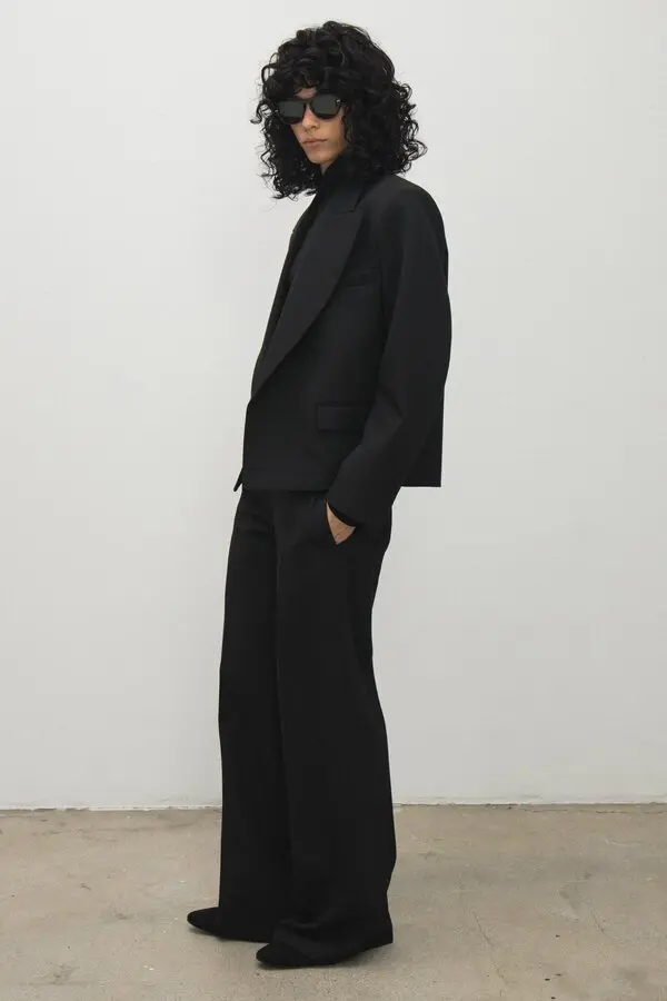 Arakii Waist Edge Pants - Black