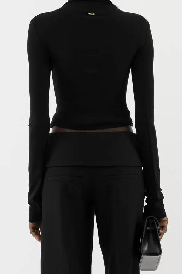 Arakii Waist Edge Pants - Black