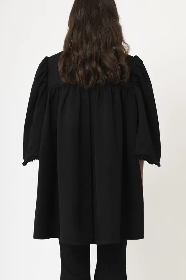 Arakii Pleated Frill Trench Coat