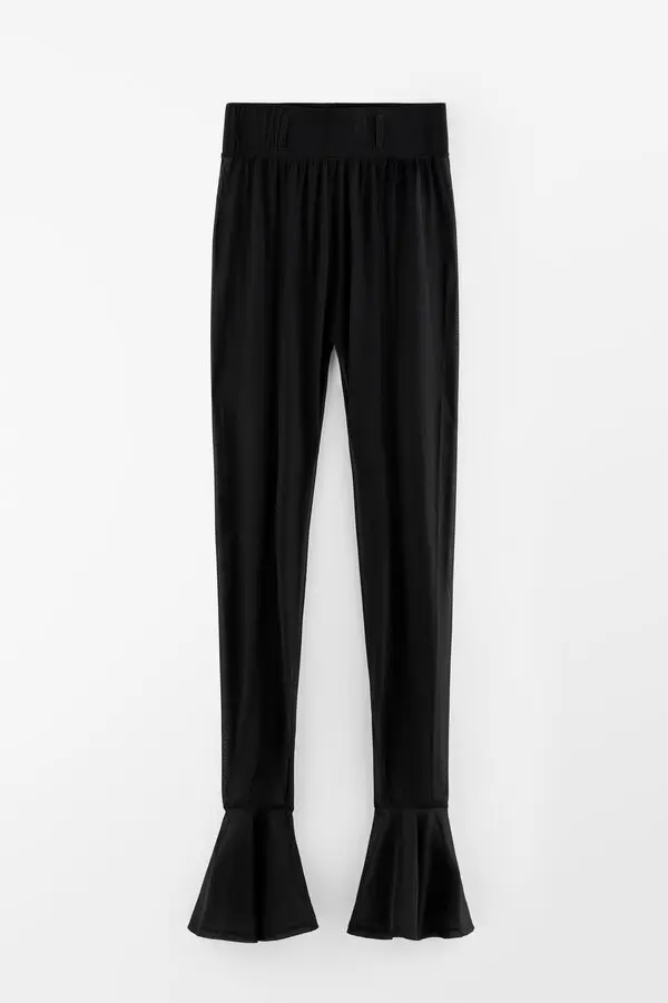 Arakii Sheer Ruffle Tights