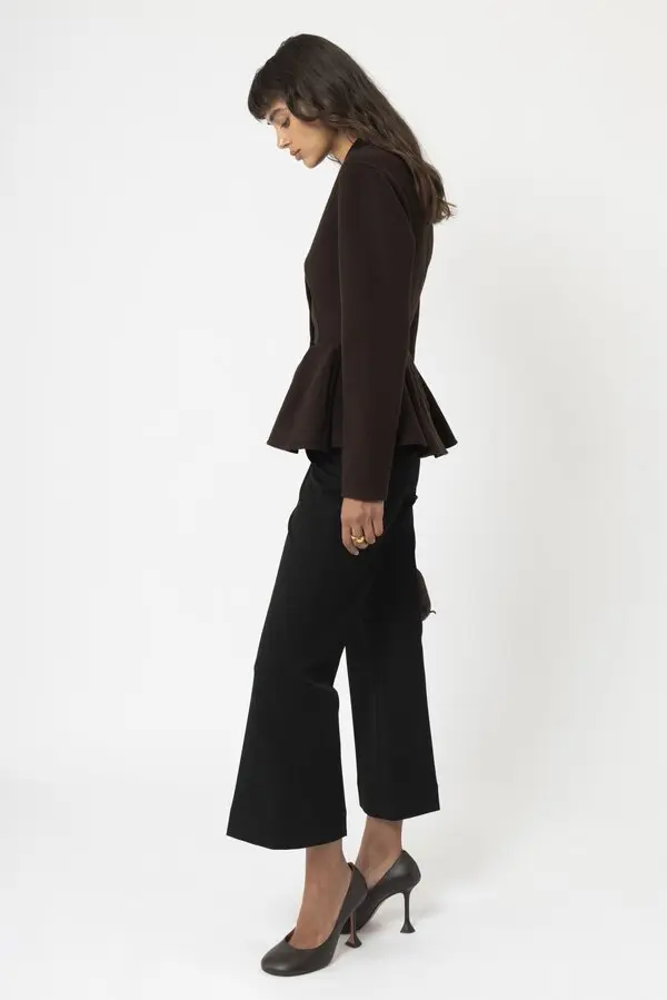 Arakii Wool Peplum Jacket