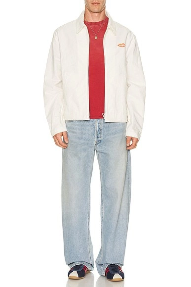 Kenzo Loves Zipped Coach Jacket - Ecru