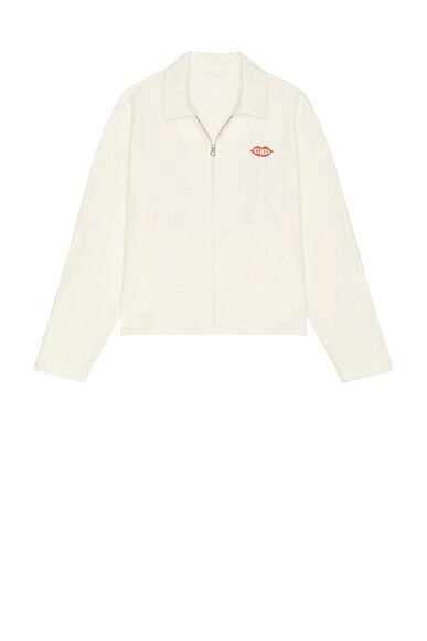 Kenzo Loves Zipped Coach Jacket - Ecru