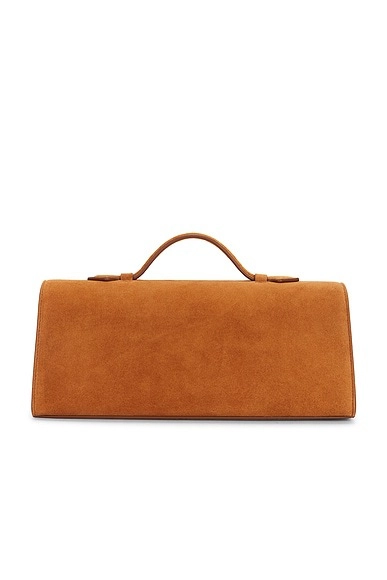 Savette Slim Symmetry Pochette Bag - Cognac