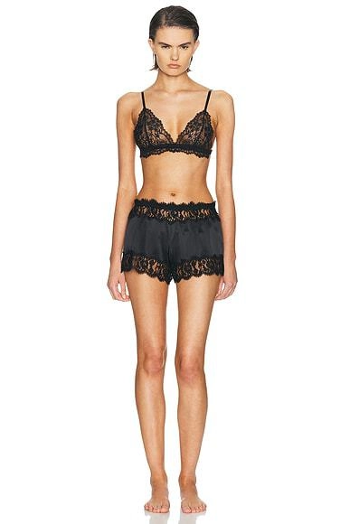 Dolce & Gabbana Rasp Stretch Satin Slip Short