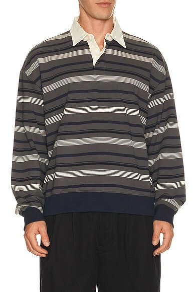 Nn07 David Polo 30043 - Grey Stripe