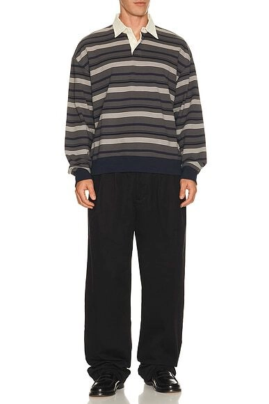 Nn07 David Polo 30043 - Grey Stripe
