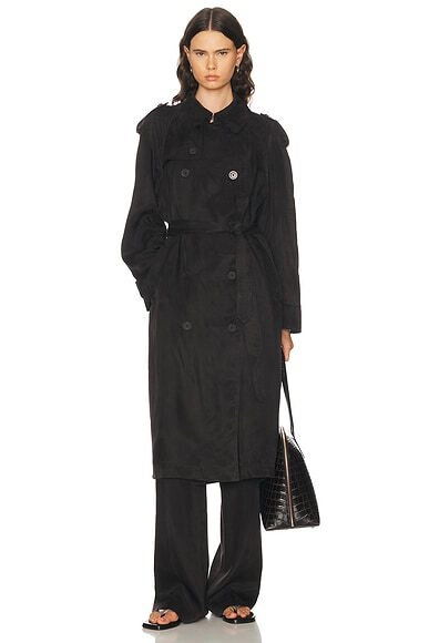 Helmut Lang Fluid Trench Coat