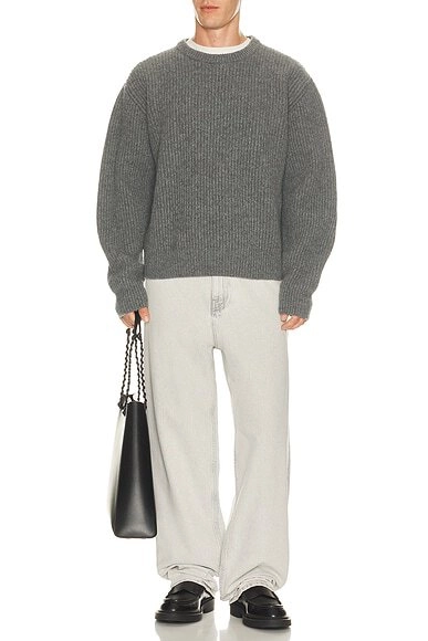 JIL SANDER Denim Trouser 4 Treated Cv - Slate