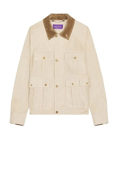 Ralph Lauren Purple Label Pembroke Suede Jacket