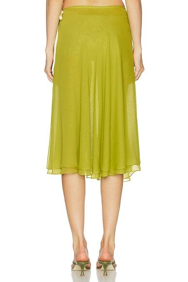 TAE PARK Flowy Chiffon Skirt