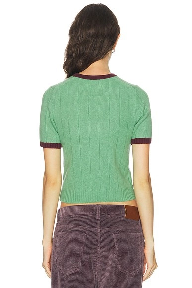 Guest In Residence Rib Ringer Tee