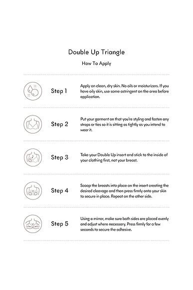 NOOD Double Up Triangle Inserts