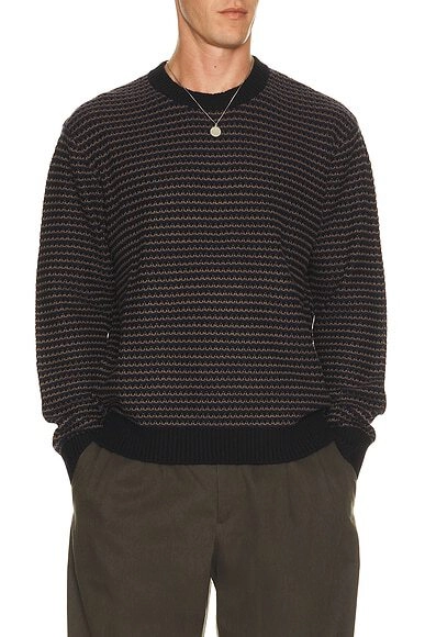Nn07 Russell Crew 60071 - Navy Multi