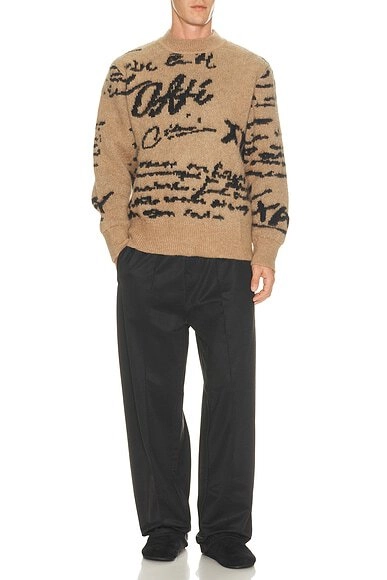 Oas Pico Pino Crewneck Sweater - Light Brown