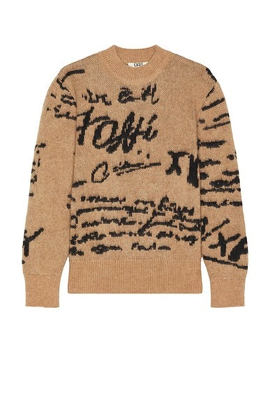 Oas Pico Pino Crewneck Sweater - Light Brown
