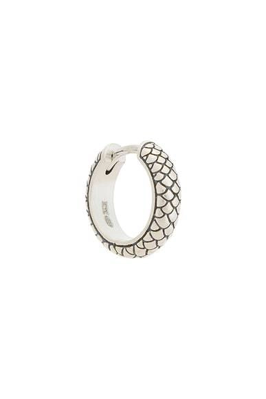 SERGE DENIMES Reptile Earring - Silver