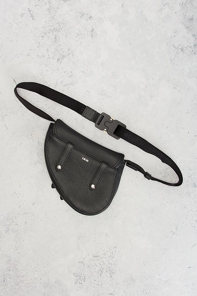 Dior X Cactus Jack Mini Saddle Bag - Black