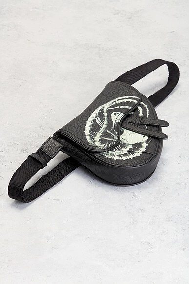 Dior X Cactus Jack Mini Saddle Bag - Black