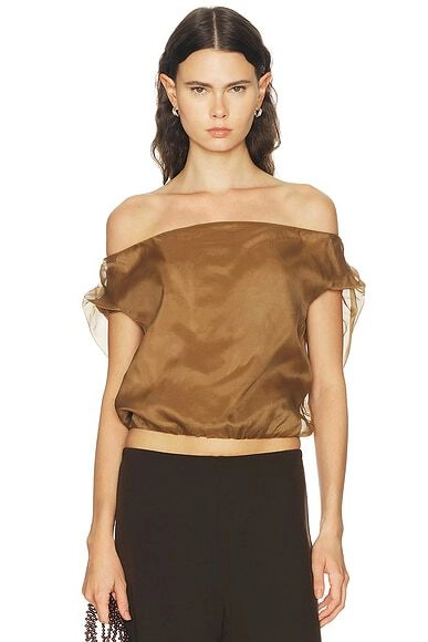 Staud Larissa Silk Top