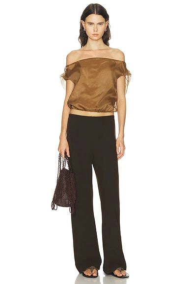 Staud Larissa Silk Top