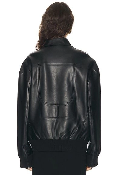 Norma Kamali Oversized Classic Zip Front Jacket