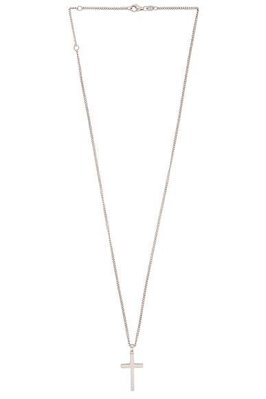 SERGE DENIMES Cross Necklace - Silver