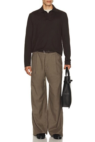Gabriela Hearst Frome Polo - Chocolate