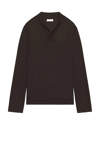 Gabriela Hearst Frome Polo - Chocolate