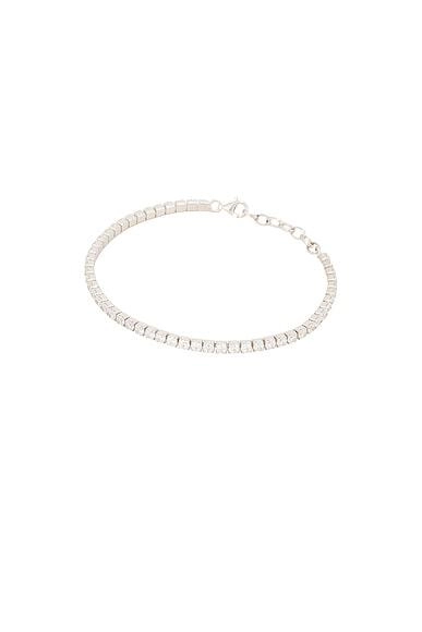 SERGE DENIMES Tennis Chain Bracelet - Silver