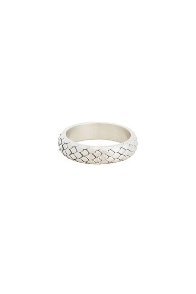 SERGE DENIMES Scale Ring - Silver
