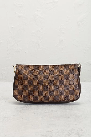 LOUIS VUITTON Damier Ebene Navona Pochette Accessoires Shoulder Bag