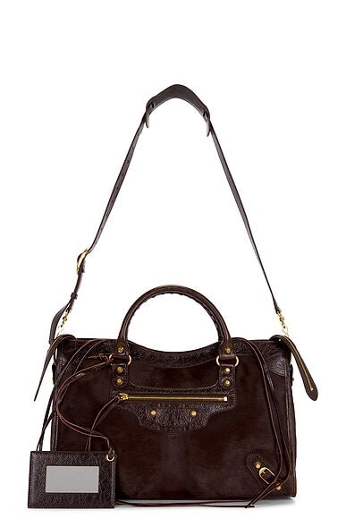 Balenciaga Le City Medium Bag - Mid Brown